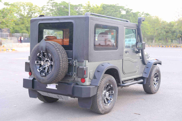 Mahindra Thar CRDe - Rear bumper W (Metal) | futurz4x4.in – Futurz4x4