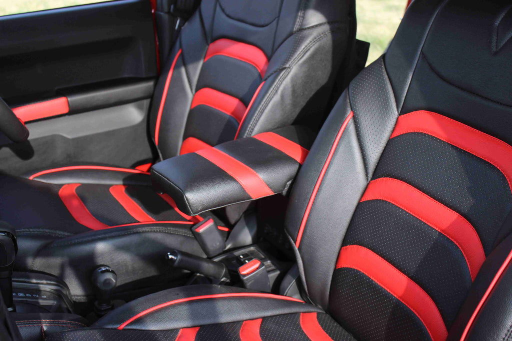 Suzuki Jimny - Front Arm Rest Model D - Red & Black | Futurz 4x4 ...